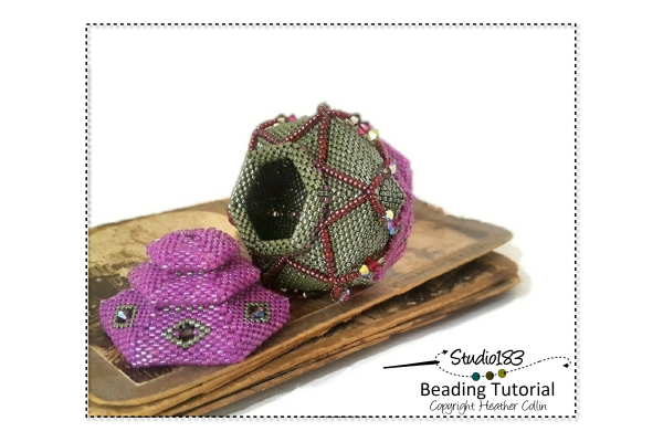 Peyote Stitch Beading Pattern Geometric Box Tutorial- BUDDAH BOX ...