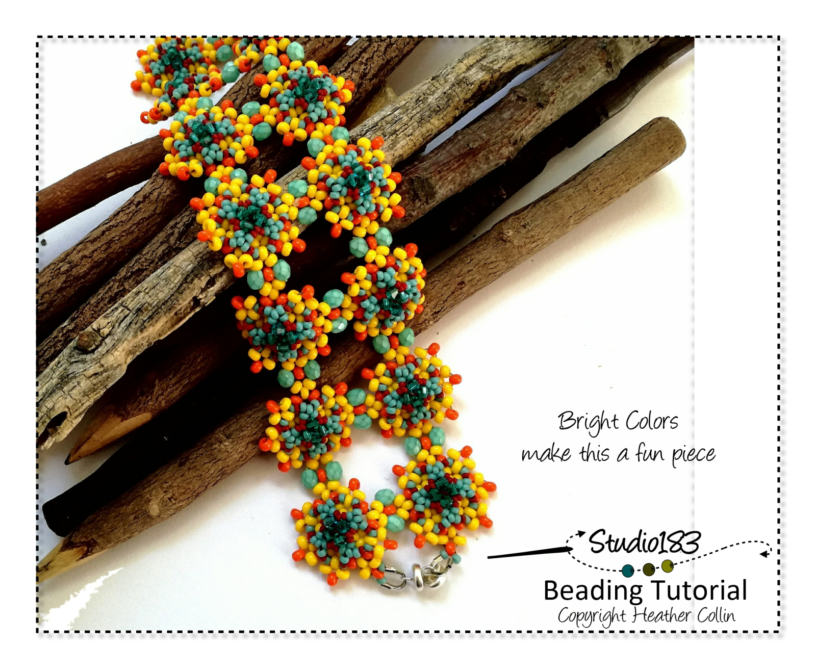 Right Angle Weave Beading Pattern, RAW Cuff with Linked and Embellished ...